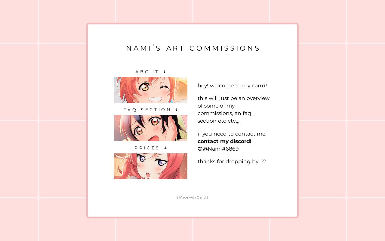 nami's commissions!
